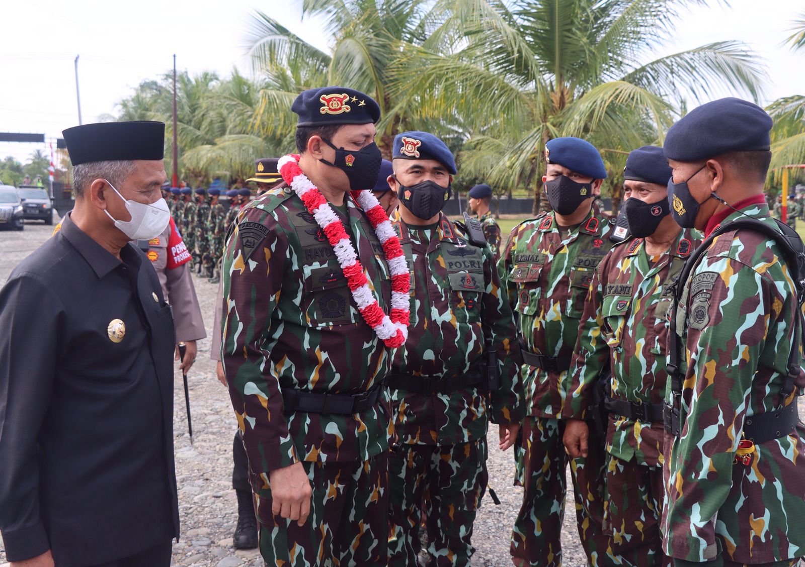 Foto | Kapolda Aceh di Mako Batalyon C Pelopor Nagan Raya