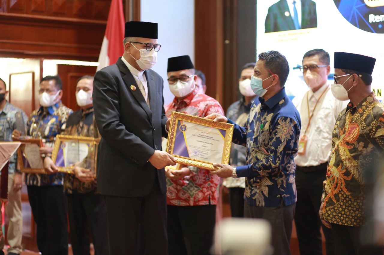 Nagan Raya Raih Penghargaan Terbaik II di Aceh, Kategori Perencanaan ...