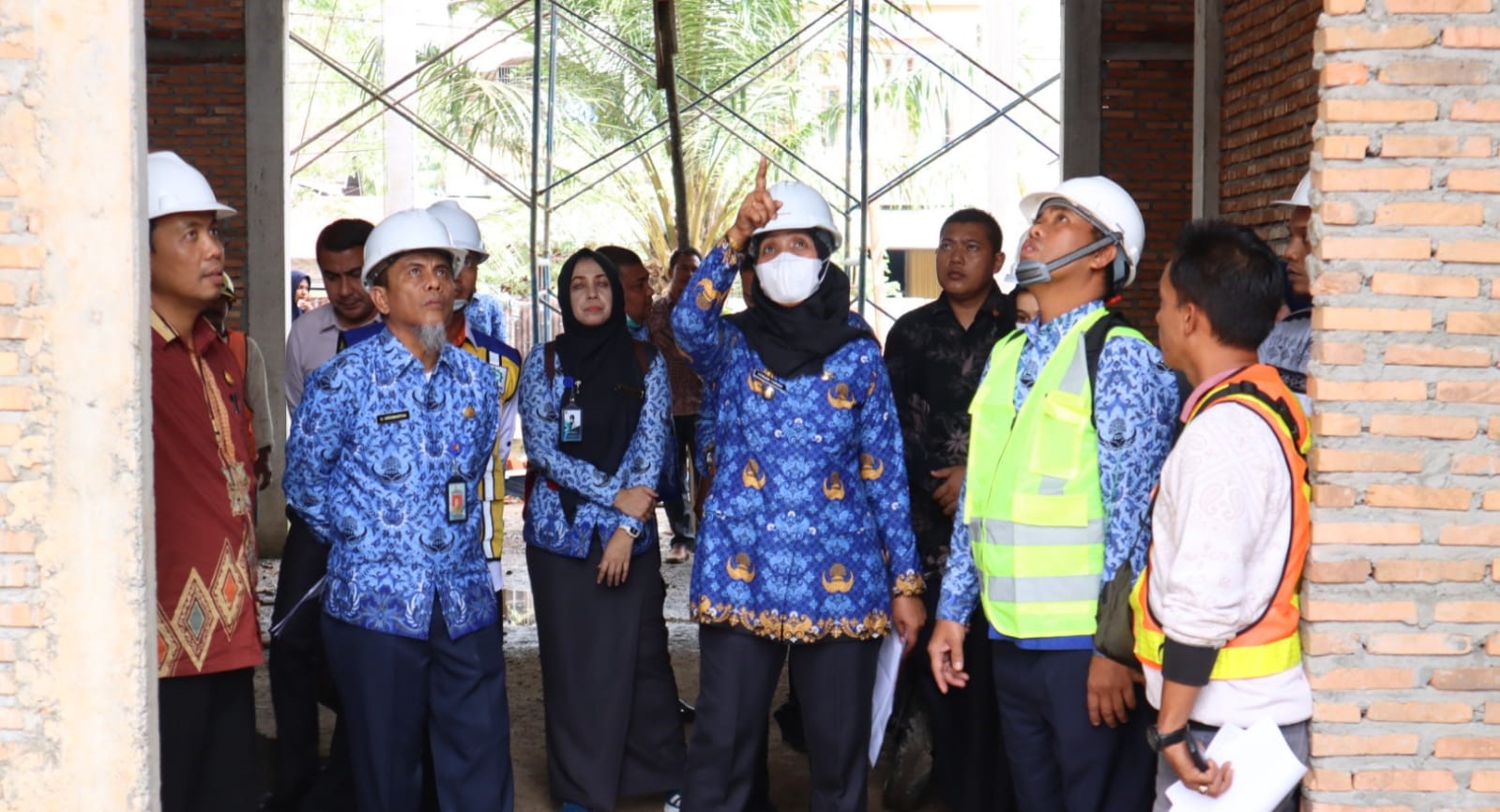 Pj Bupati Nagan Raya Tinjau Proyek Gedung RSUD SIM