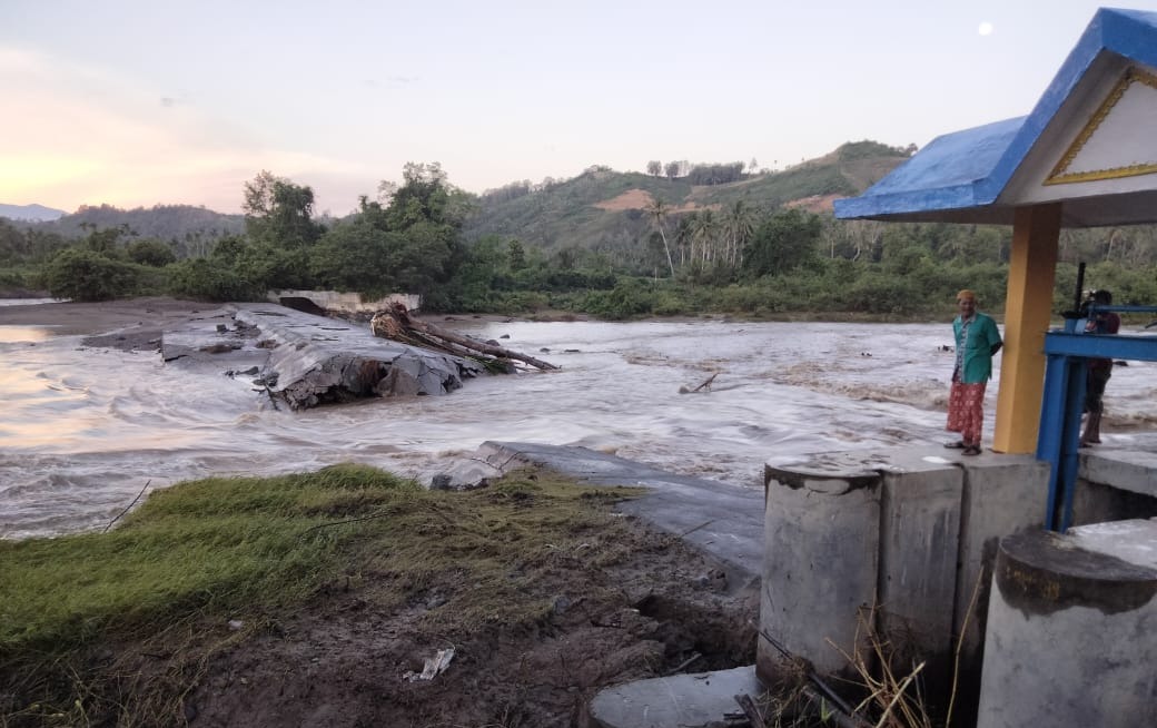 Bendungan Irigasi Hagu Jebol, 1.000 Hektare Sawah Terancam Kering